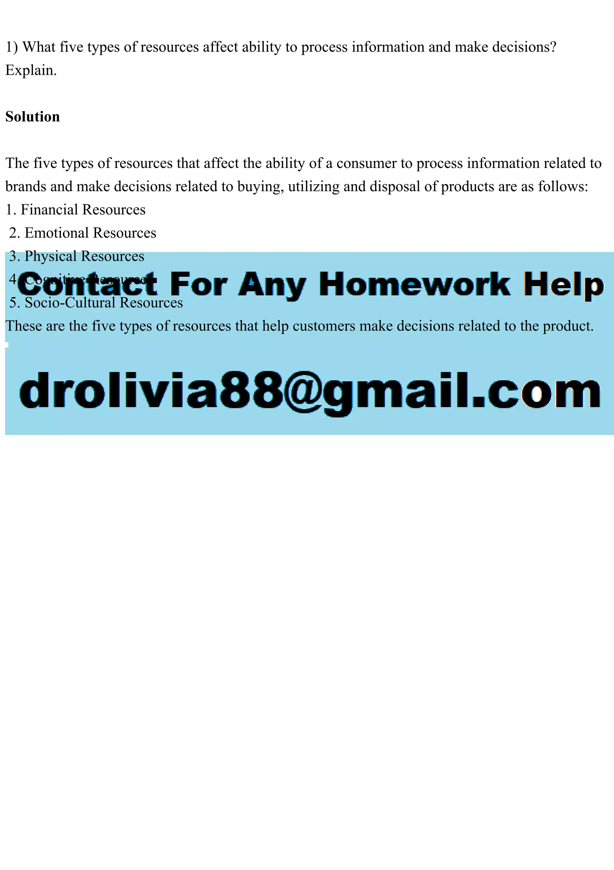 1) What five types of resources affect ability to process informatio.pdf