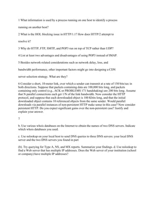 1 What information is used by a process running on one host to identif.pdf