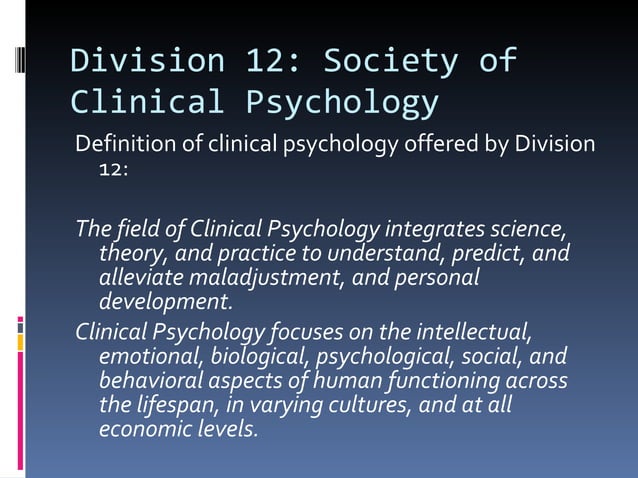 What is Clinical Psychology by Mostafa Ewees | PPT