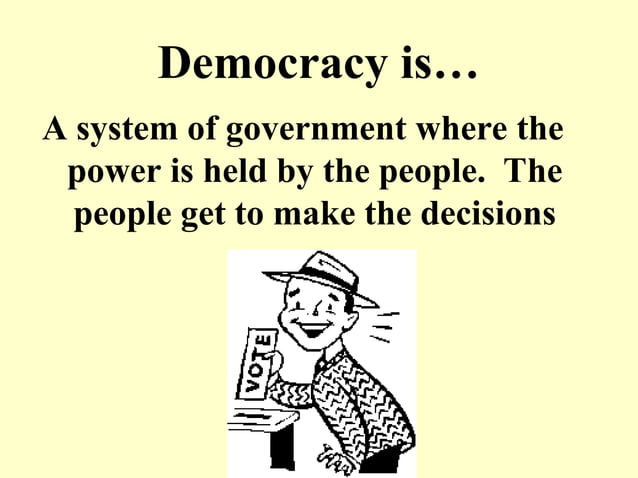 What's Democracy POWERPOINT PROCEDURESS | PPT