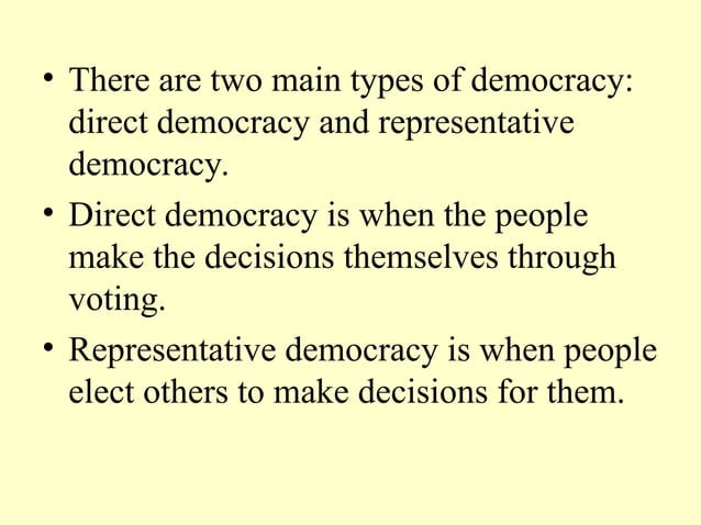 What's Democracy POWERPOINT PROCEDURESS | PPT