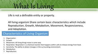 1 what is living | PPTX