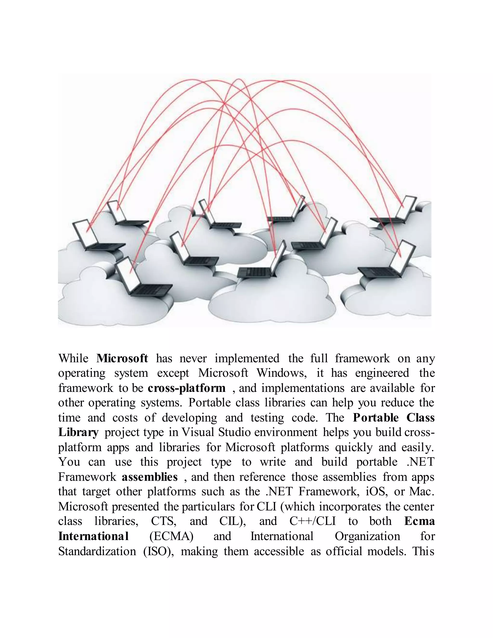 1 what is microsoft .net framework | DOCX | Programming Languages | Computing