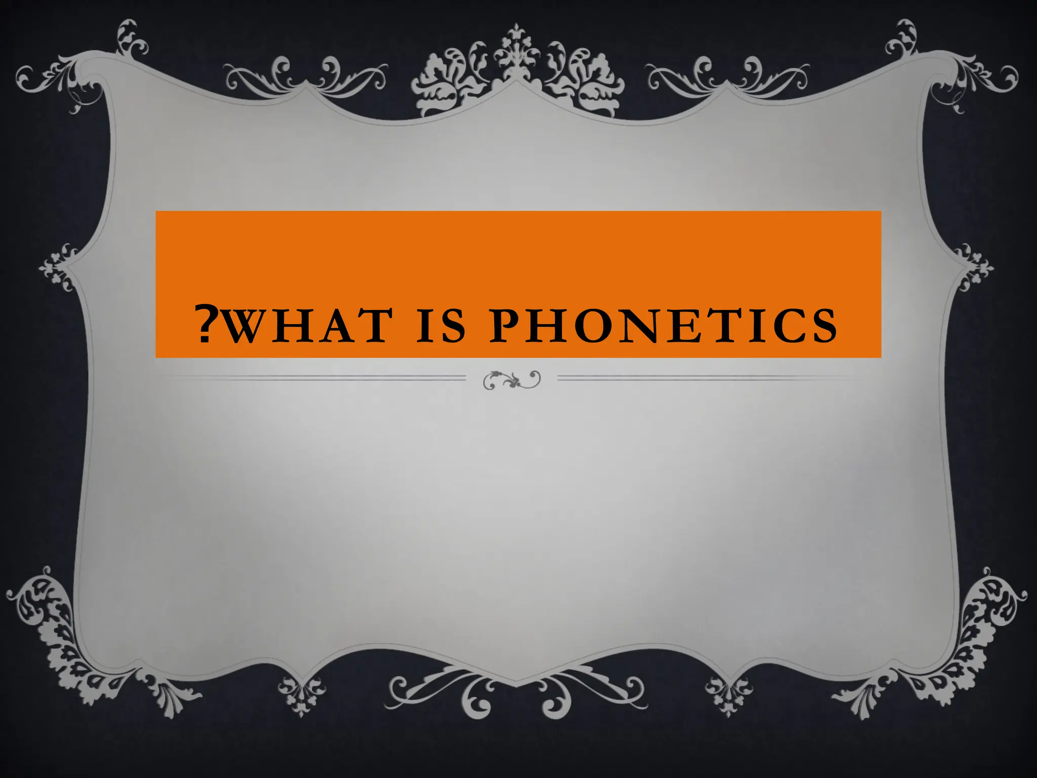 Introduction to phonetics, articulatory, acoustic and auditory | PPTX
