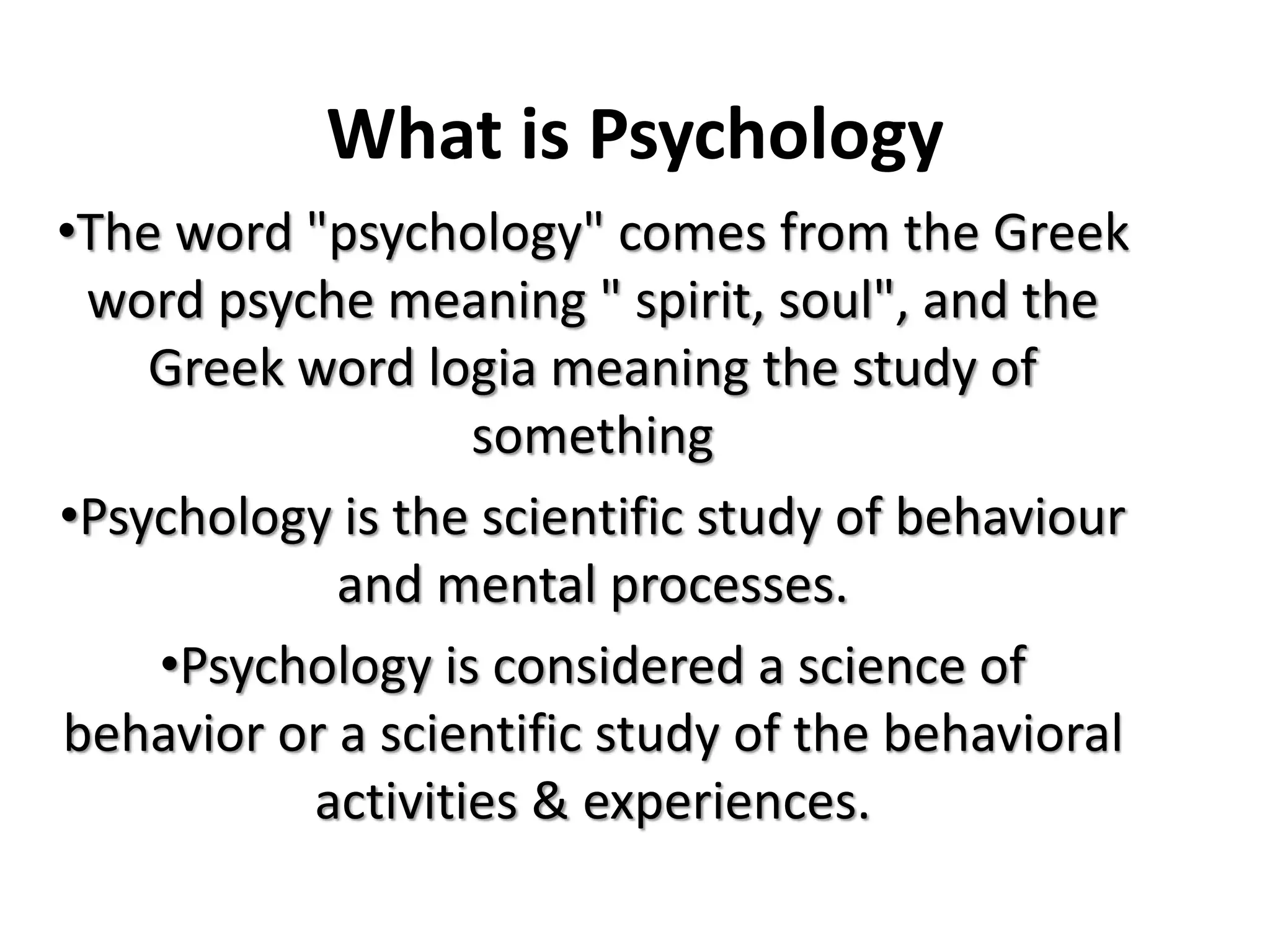 1 What is Psychology.pptx | Science