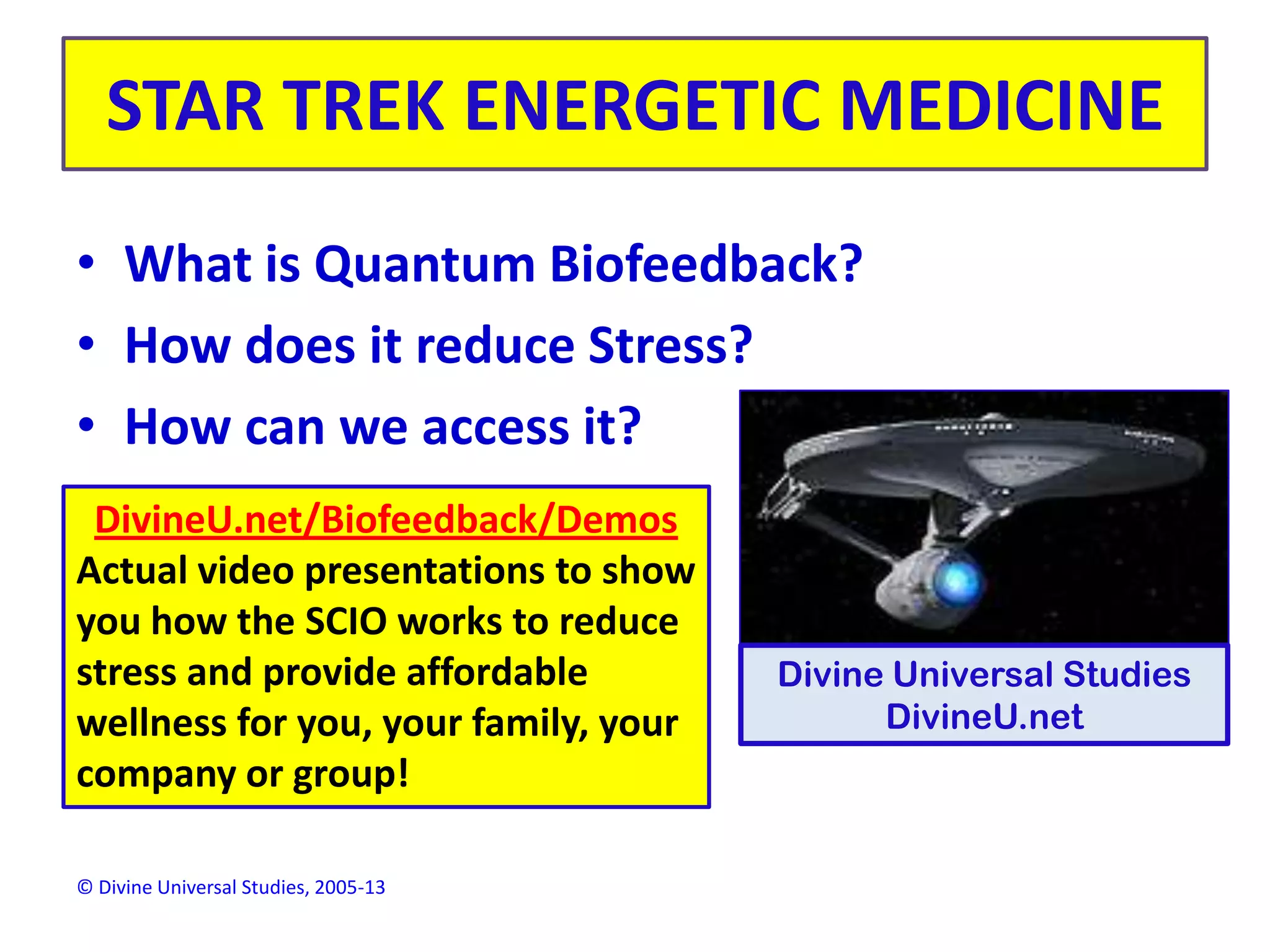 What is Quantum Biofeedback? | PPTX