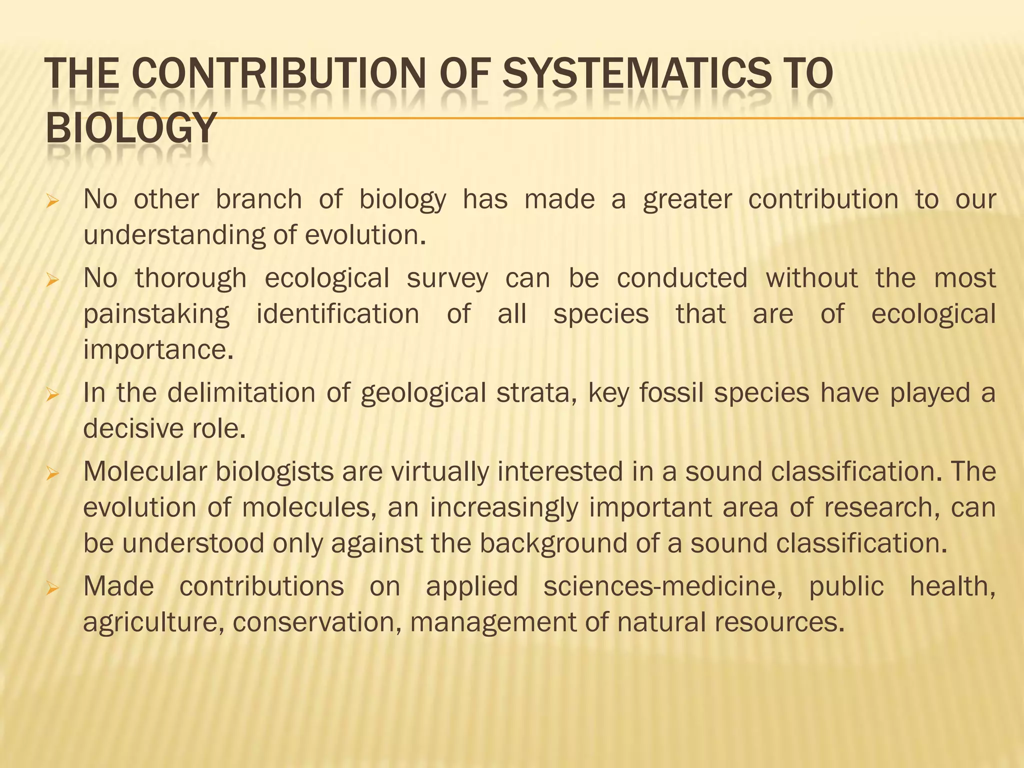 What is Systematics | PDF