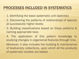 What is Systematics | PDF