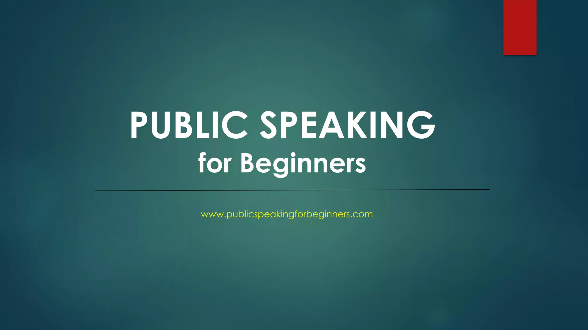 1 what is the purpose of public speaking | PPT