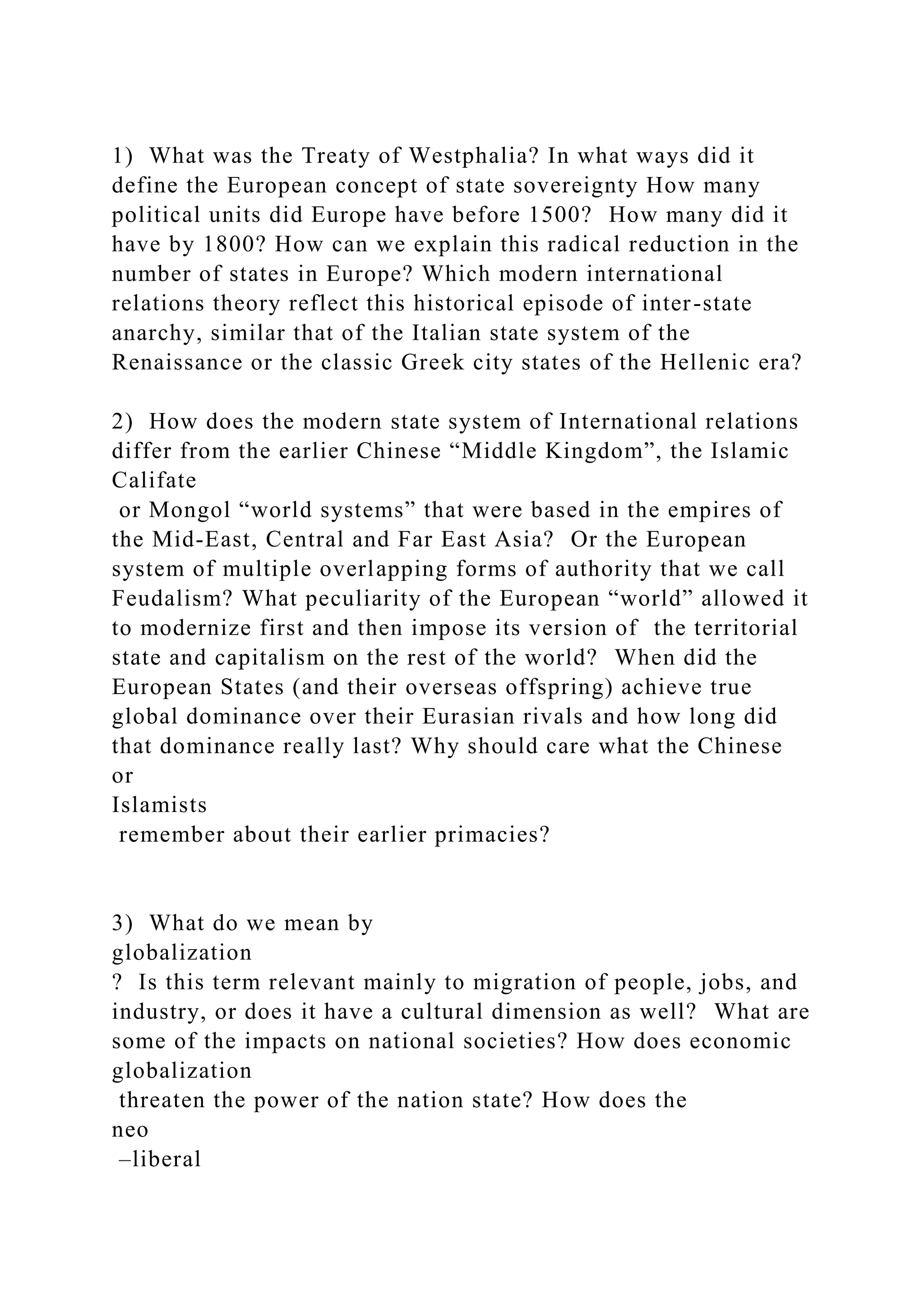 What Did The Treaty Of Westphalia Say at Brenda Norris blog