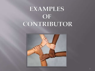 who is-contributor | PPTX
