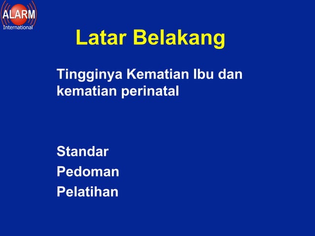 1 Why do we need ALARM course.ppt