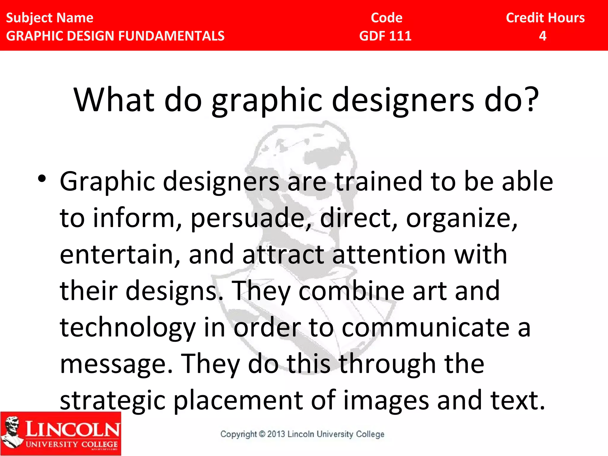 1 Why Do We Need Graphic Design | PPT