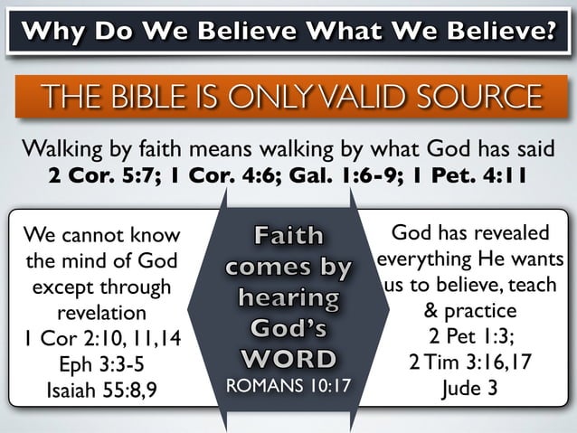 1 Why_We_Believe_What_We_Believe a bible lesson | PPT