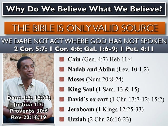 1 Why_We_Believe_What_We_Believe a bible lesson | PPT