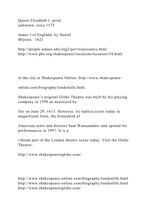 1 William Shakespeare and John Donne .docx