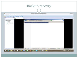 windows server 2008 active directory recovery step by step | PPTX