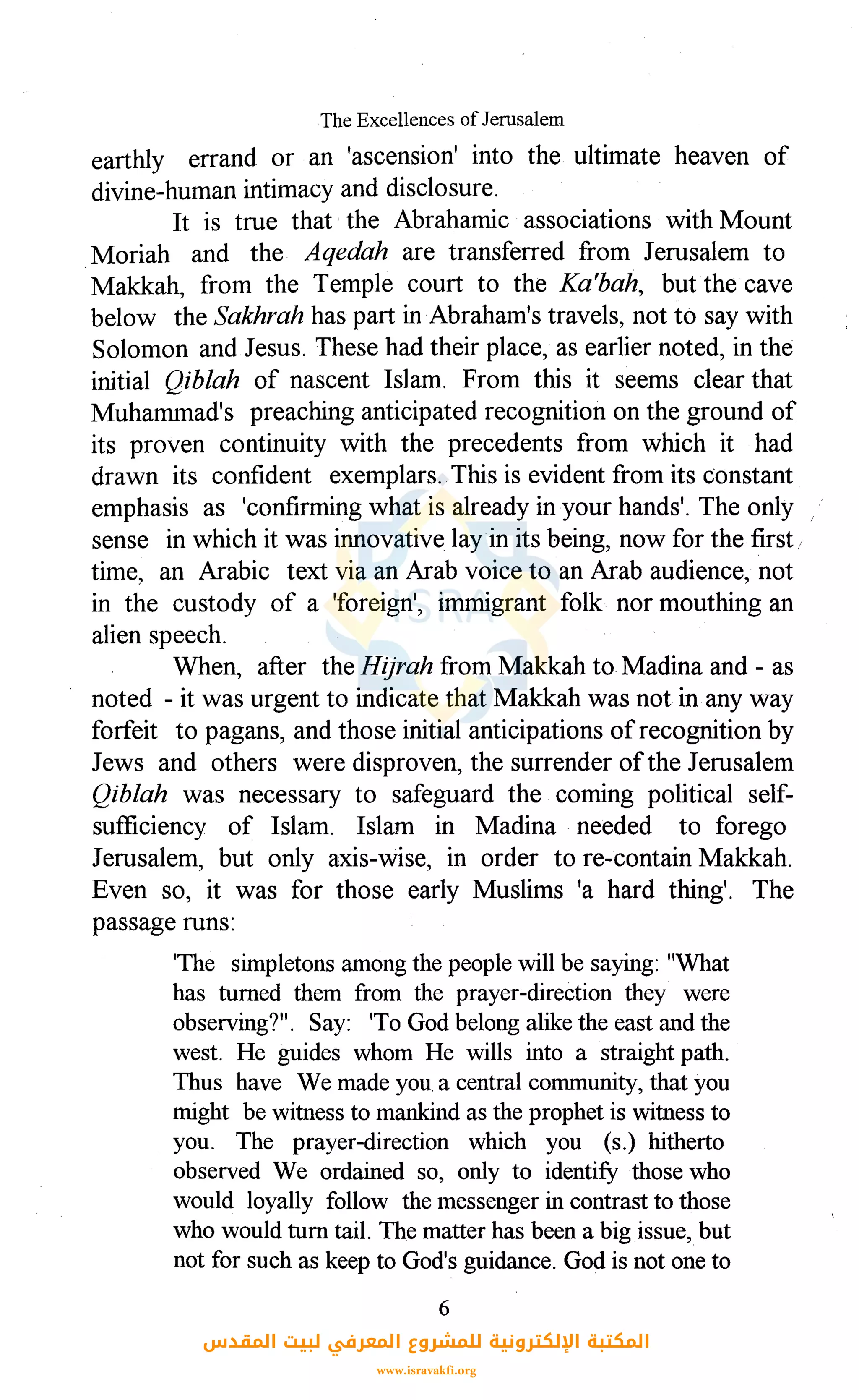 The Excellence of Jerusalem. | PDF