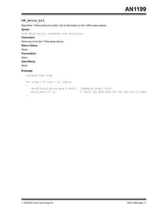 1wire protocol | PDF