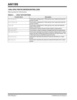 1wire protocol | PDF