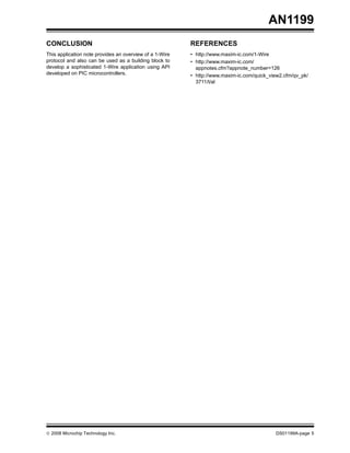 1wire protocol | PDF