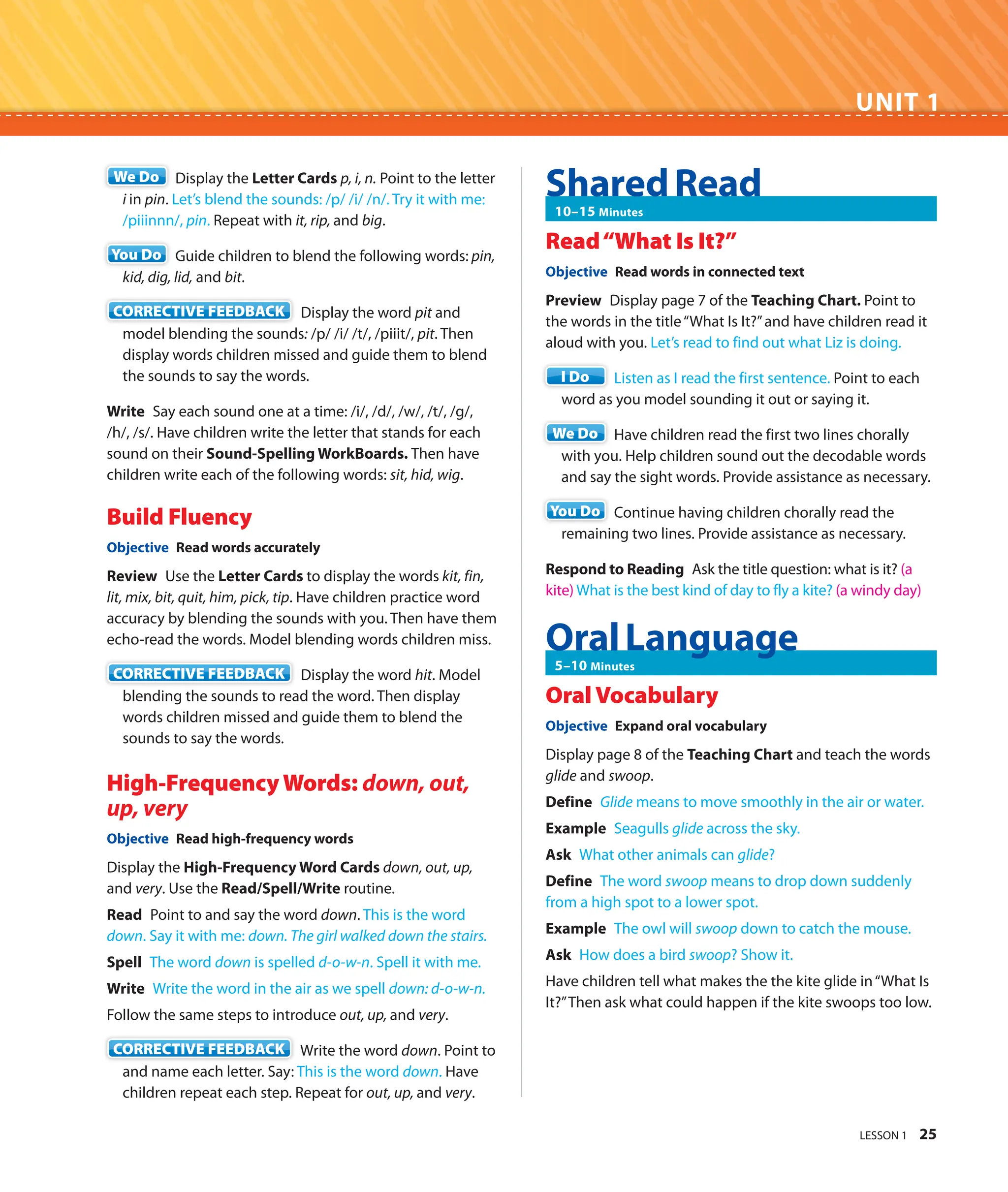 Grade 1 English Wonderworks Teacher Manual | PDF