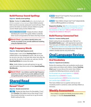 Grade 1 English Wonderworks Teacher Manual | PDF