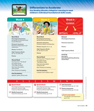 Grade 1 English Wonderworks Teacher Manual | PDF