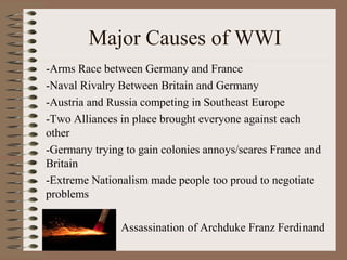 world war i causes | PPT