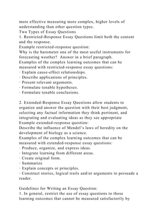 1Writing Test Assignment 3—Essay Questions and RubricsFor .docx