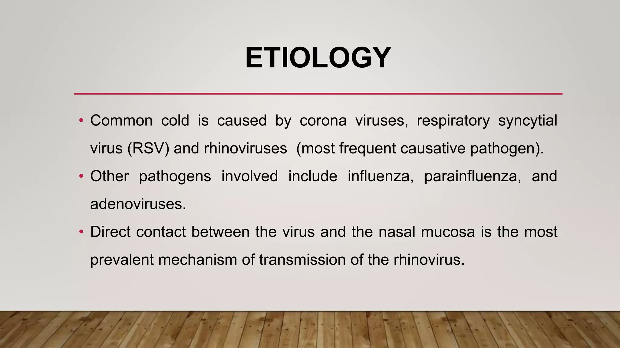 Common cold | PPTX