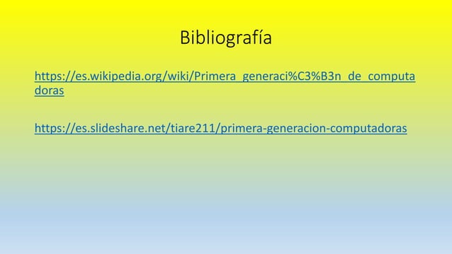 1º xeración de ordenadores | PPTX