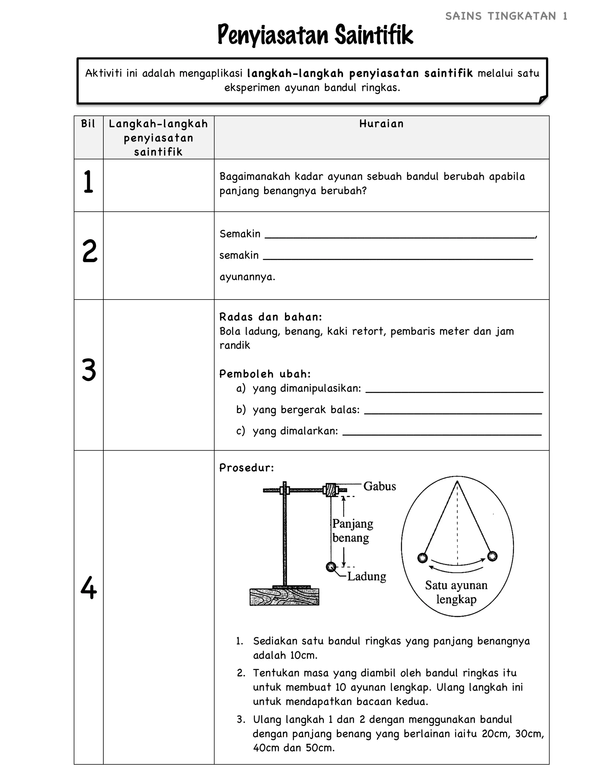 Modul sains f1 isma 2016 | PDF