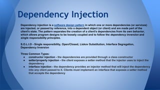 Test Driven Development:Unit Testing, Dependency Injection, Mocking | PPTX