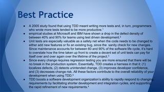 Test Driven Development:Unit Testing, Dependency Injection, Mocking | PPTX