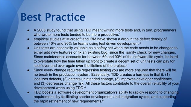 Test Driven Development:Unit Testing, Dependency Injection, Mocking | PPTX
