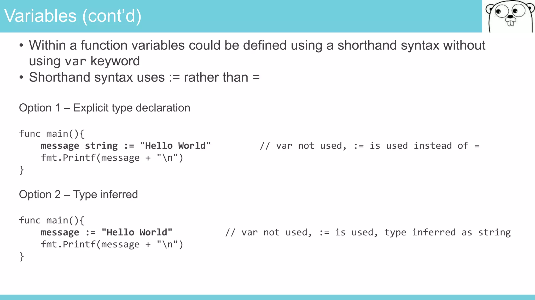 Golang - Overview of Go (golang) Language | PPTX