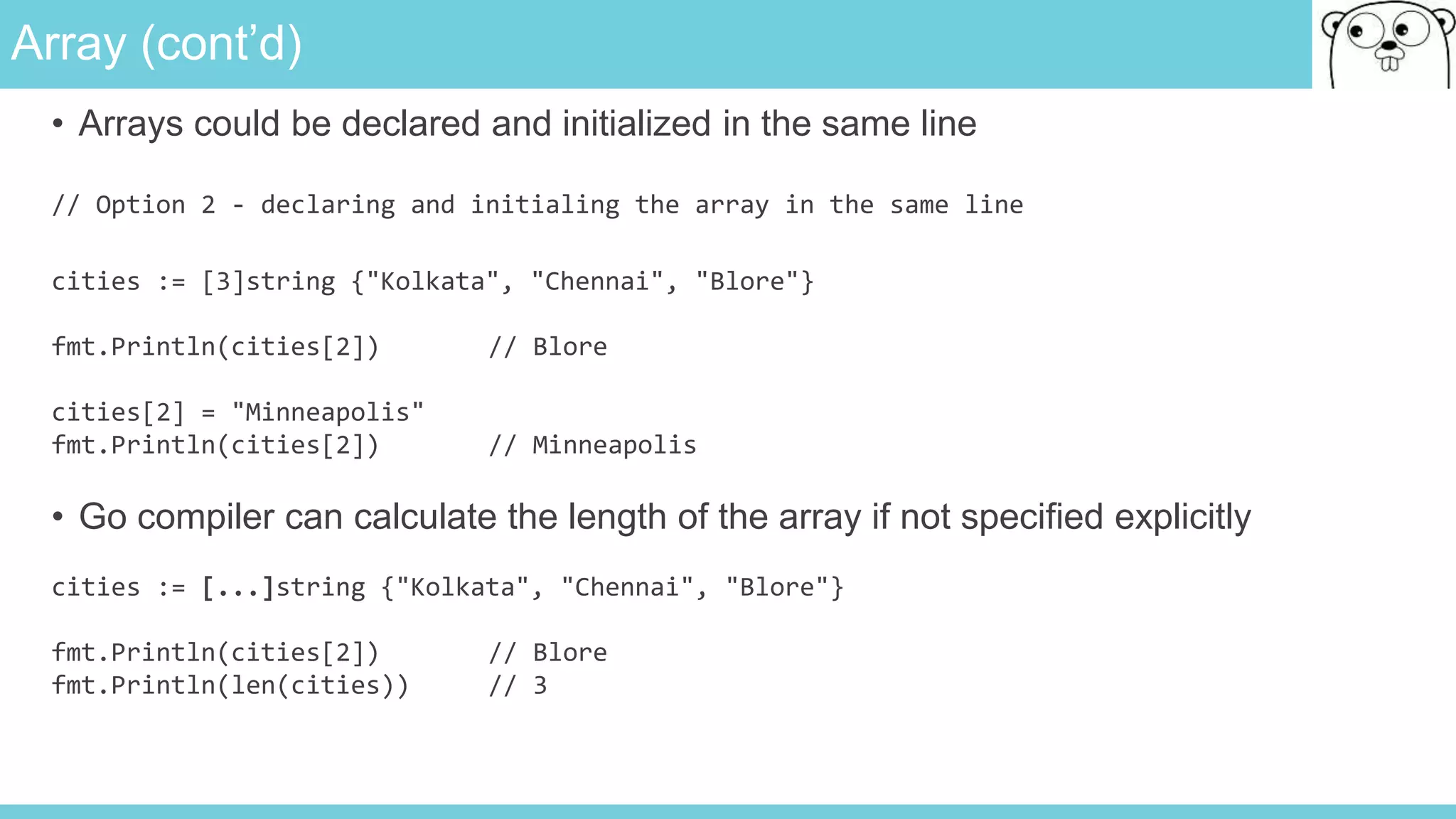 Golang - Overview of Go (golang) Language | PPTX
