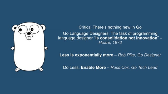 Golang - Overview of Go (golang) Language | PPTX