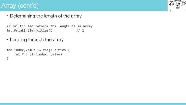 Golang - Overview of Go (golang) Language | PPTX
