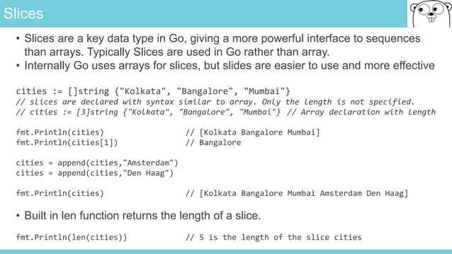 Golang - Overview of Go (golang) Language | PPTX