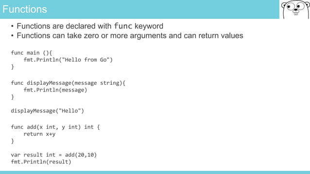 Golang - Overview of Go (golang) Language | PPTX