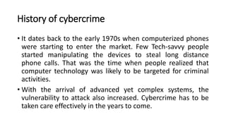 Cybercrime | PPTX