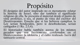 1 y 2 Reyes.pdf estudio sobre los libros de reyes | PDF
