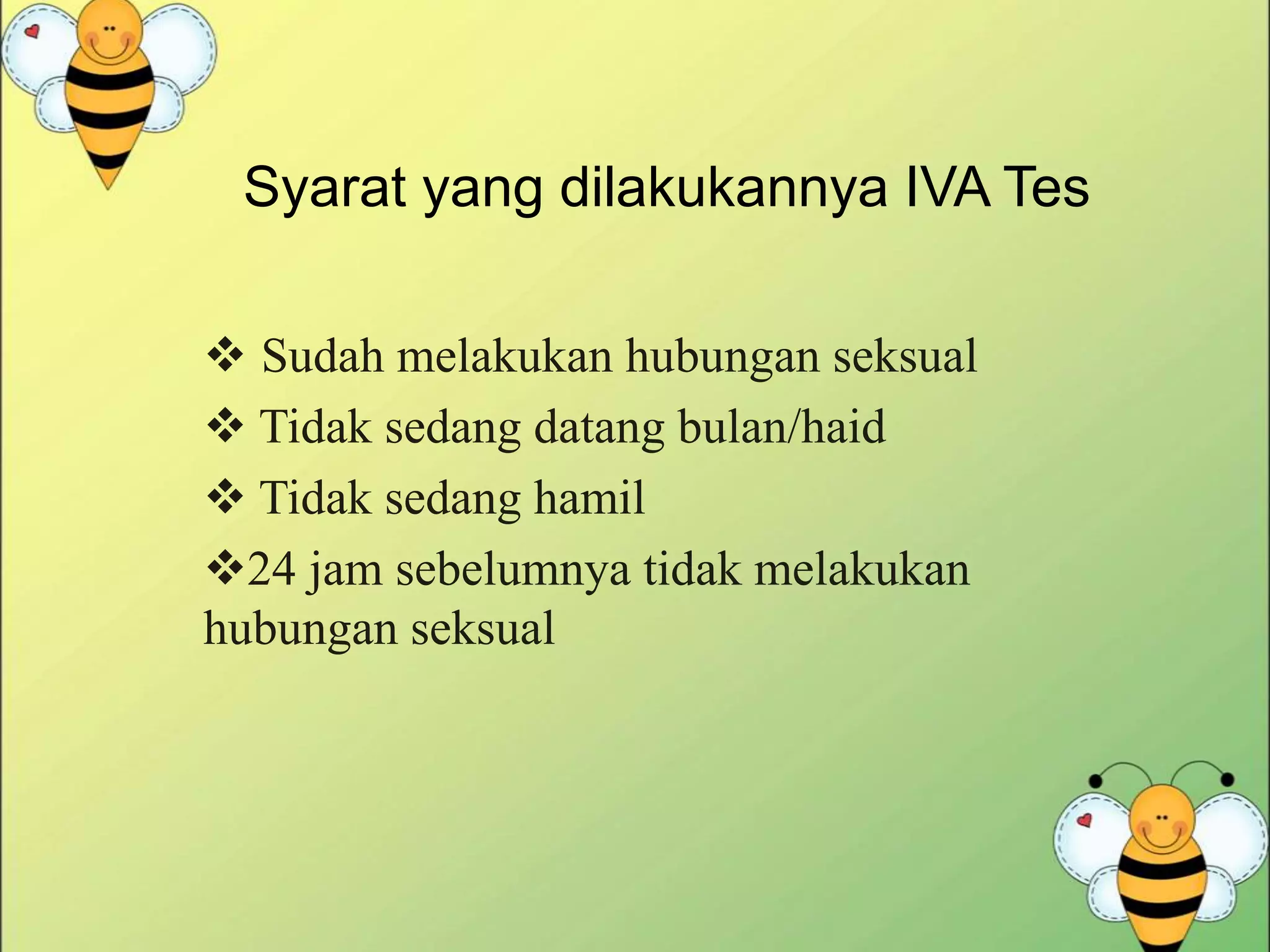 Inspeksi visual dengan asam asetat | PPTX