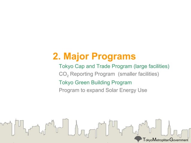 Tokyo Initiative for a Low Carbon & Resilient City | PPT | Indoor ...