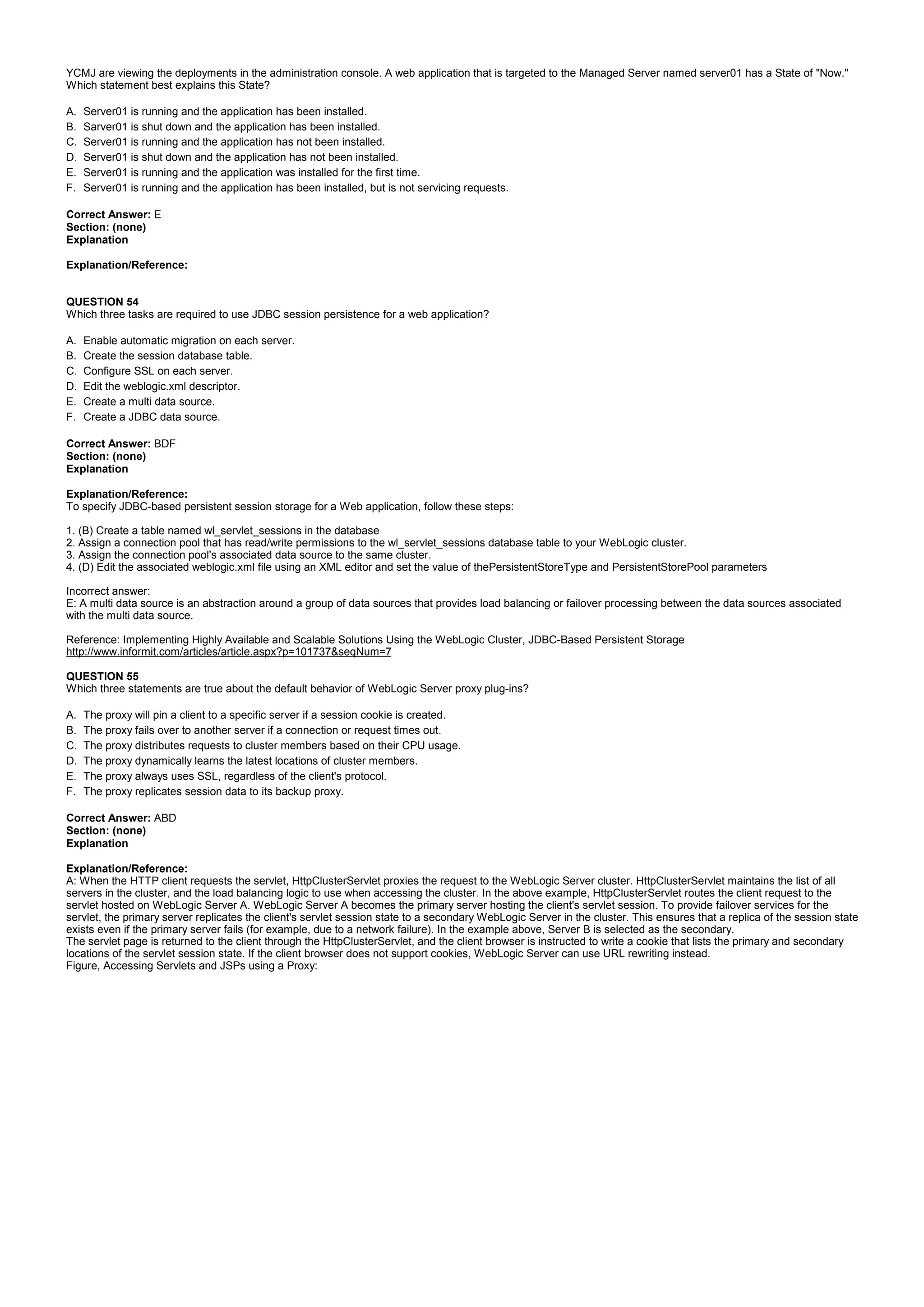 Oracle Weblogic Server 11g: System Administration I | PDF