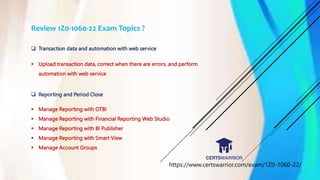 1Z0-1060-22 Oracle Accounting Hub Cloud 2022 Implementation ...