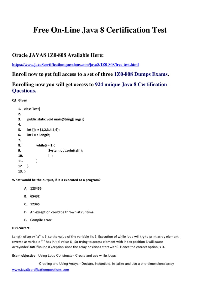 1z0-808-certification-questions-sample | PDF