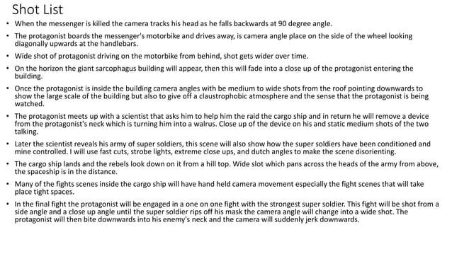 Pre production FMP2 | PPT